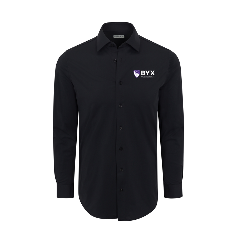 Beta Upsilon Chi Apex Performance Dress Shirt Black – Collars & Co.