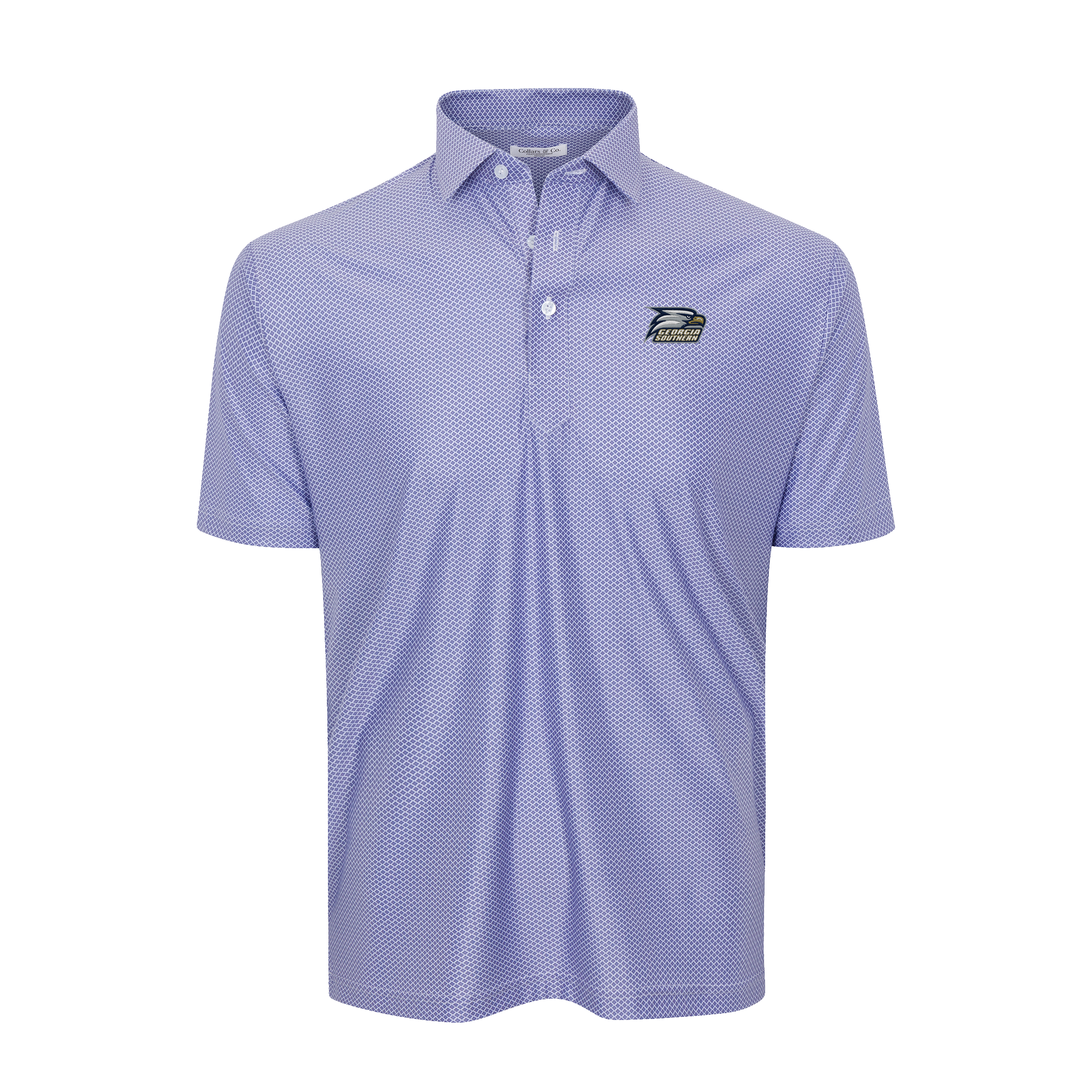 Georgia Southern Featherweight Flex Polo Congressional Navy – Collars & Co.