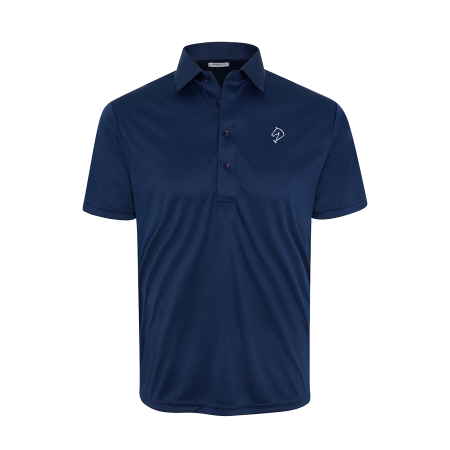 Greenwich Sound Polo Semi-Spread Collar Polo Navy – Collars & Co.