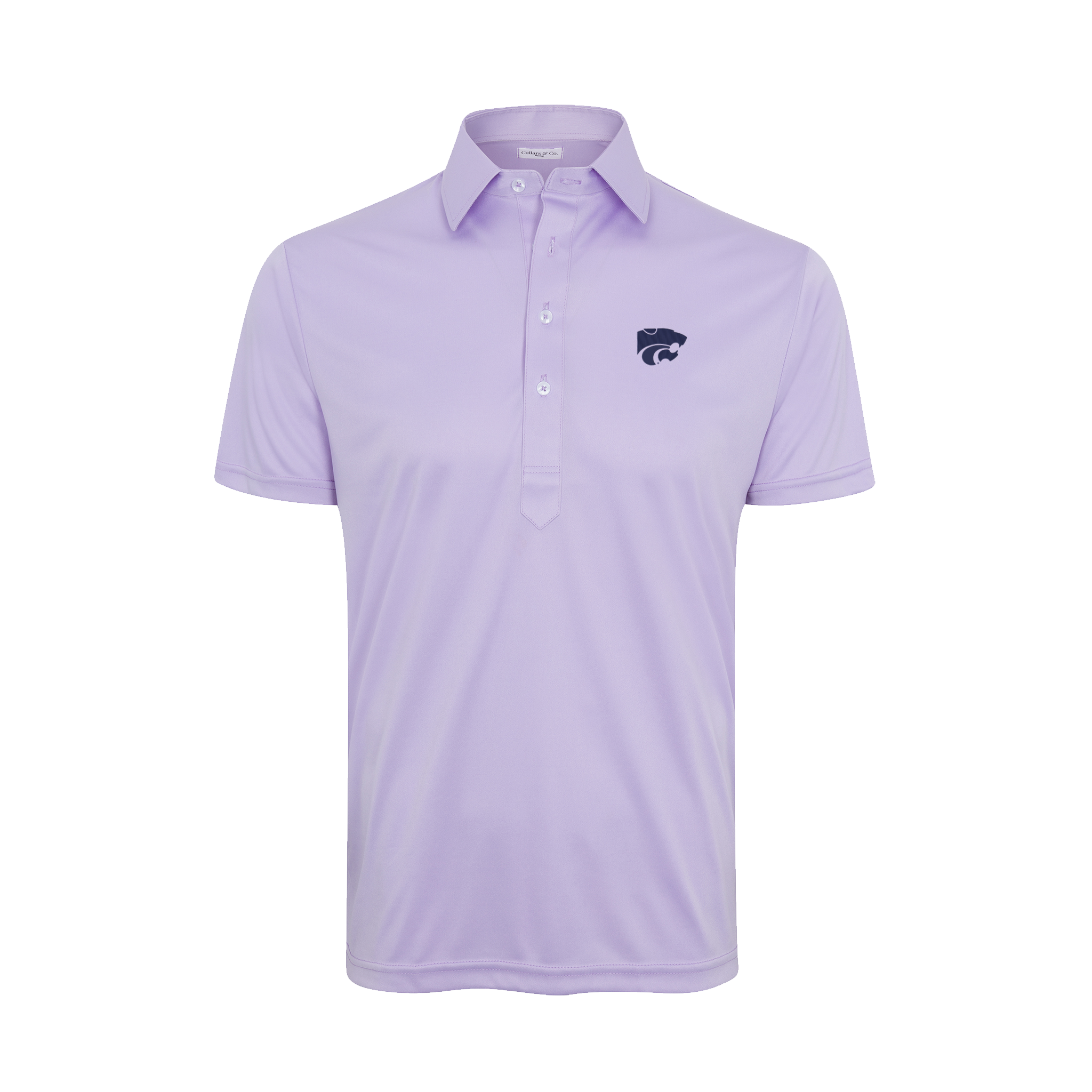 K-State Semi-Spread Collar Polo Lavender – Collars & Co.