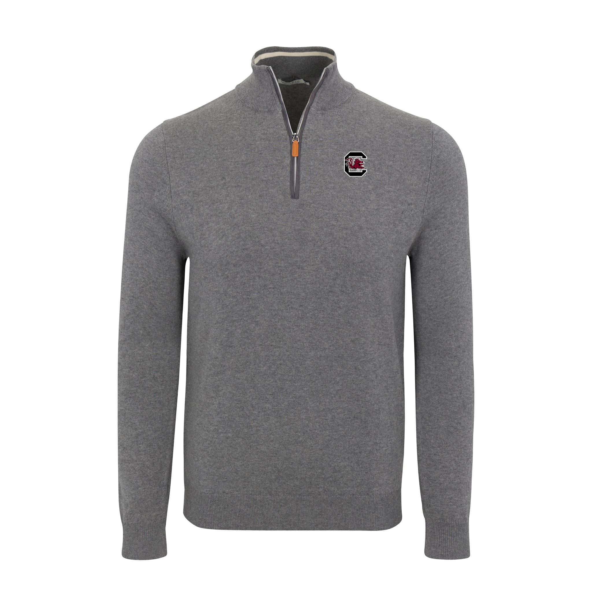 South Carolina Grey with Grey Trim Luxury Touch Cotton and Cashmere Qu ...